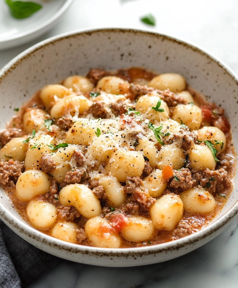 Ground Beef Gnocchi Recipe - Savory Recipe