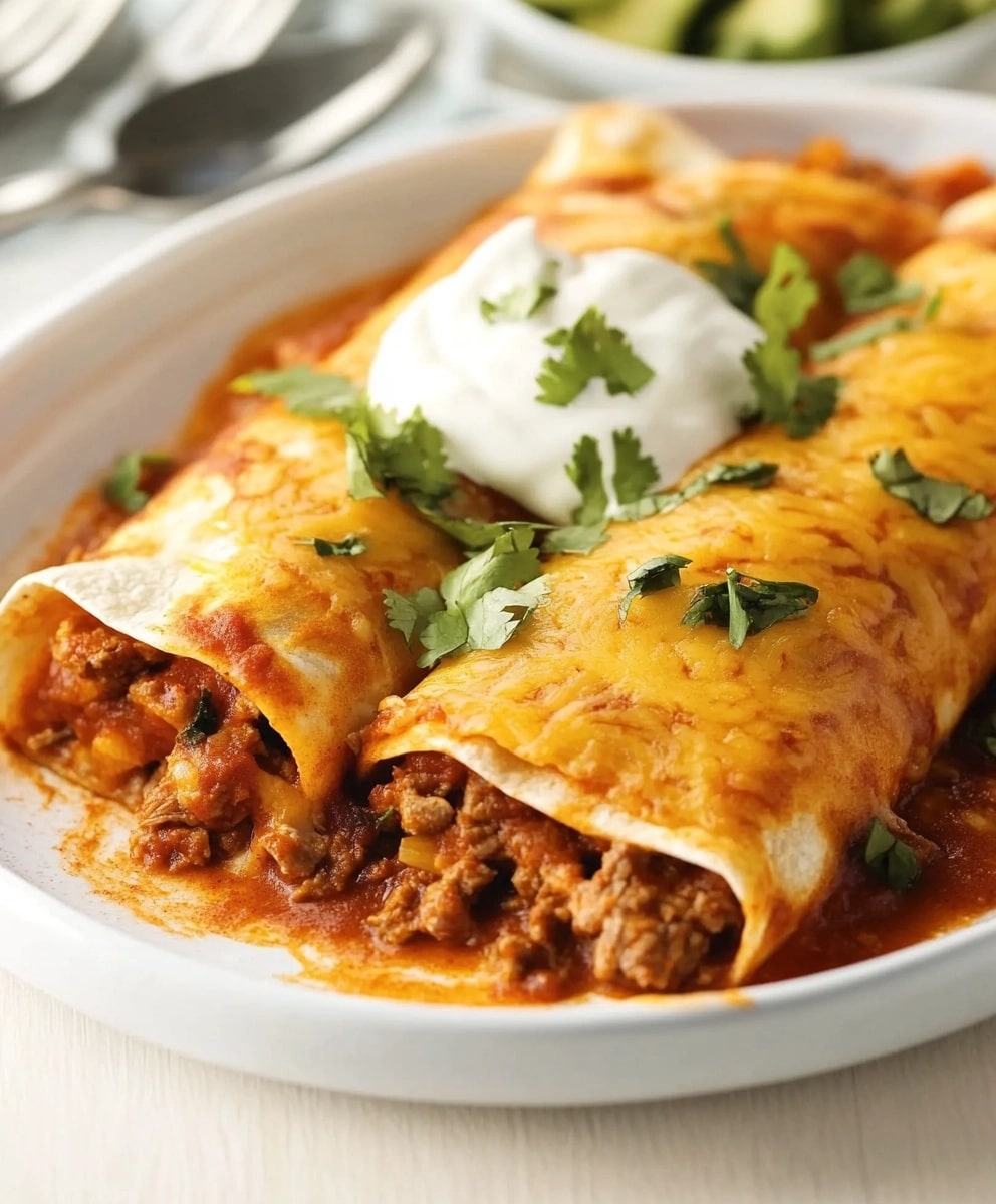 Beef Enchiladas Recipe - Savory Recipe