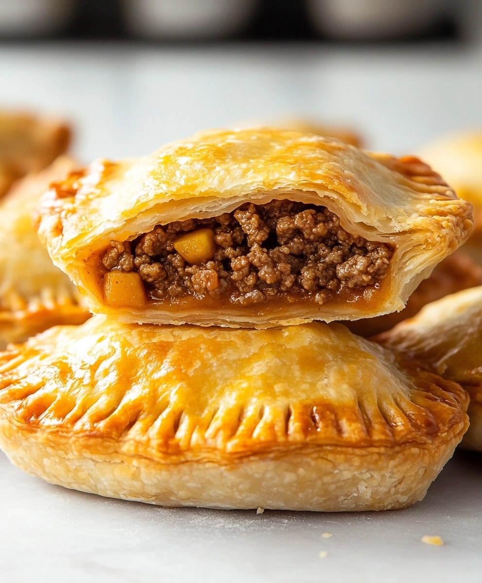 Ground Beef Hand Pies Recipe - Savory Recipe