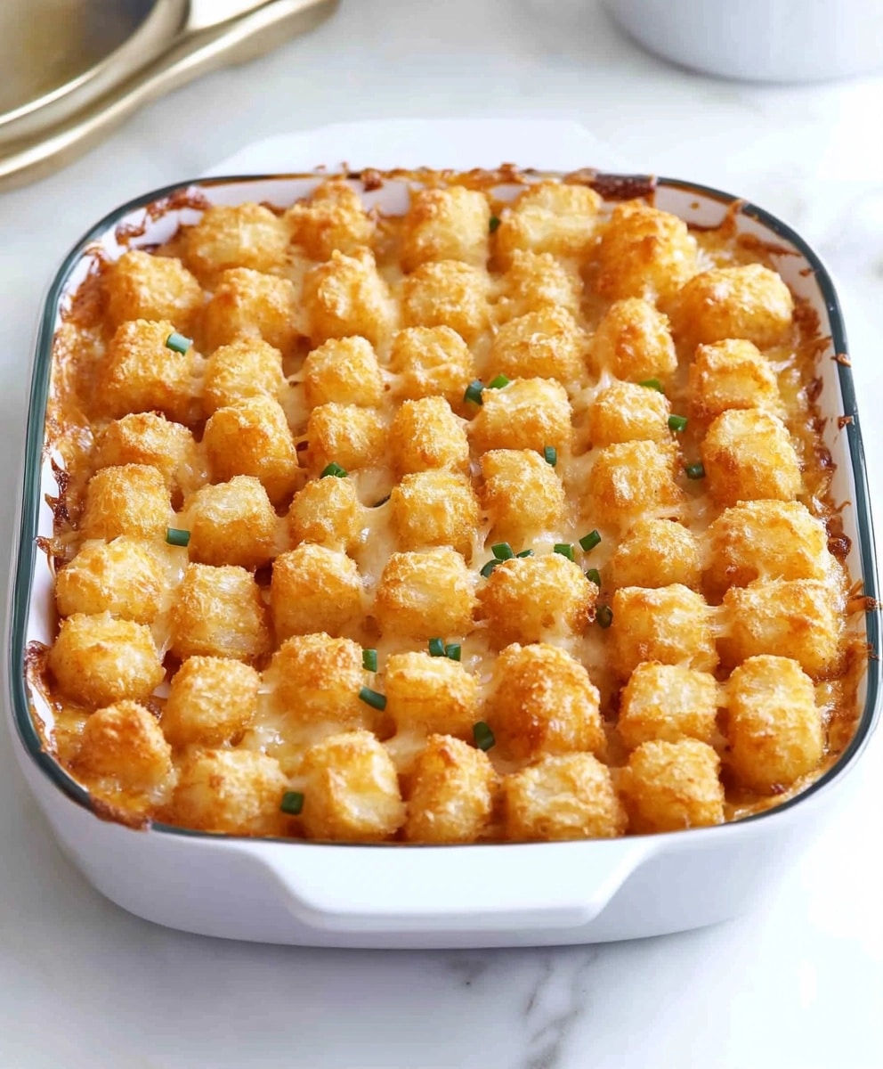 Tater Tot Casserole Recipe - Savory Recipe