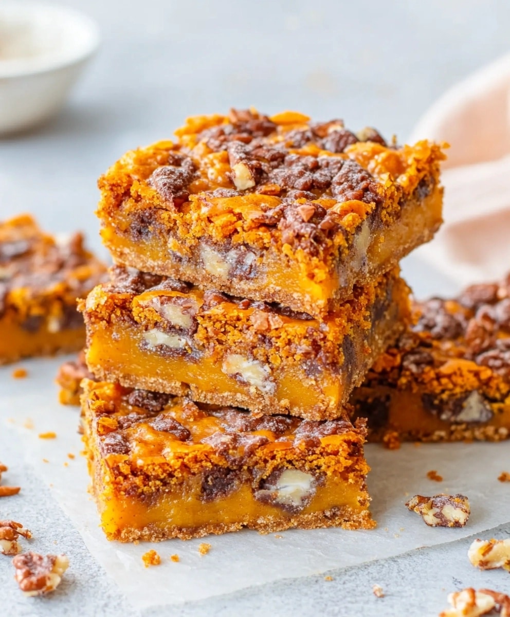 Pumpkin Magic Bars Recipe - Savory Recipe