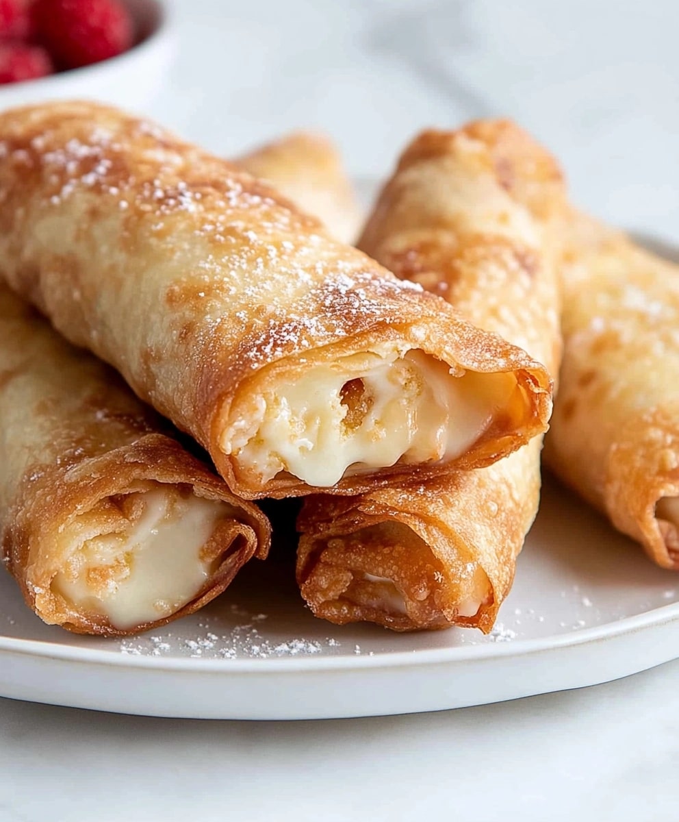 Cheesecake Egg Rolls Recipe - Savory Recipe
