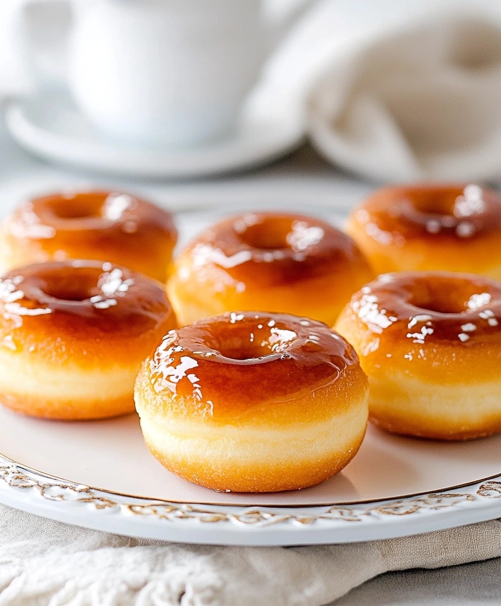 Baked Crème Brûlée Donuts Recipe - Savory Recipe