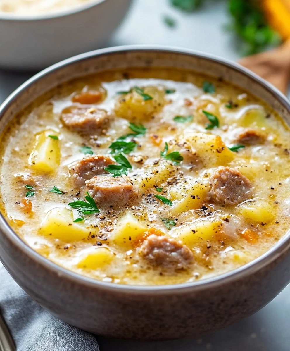 Sausage Potato Soup Recipe - Savory Recipe