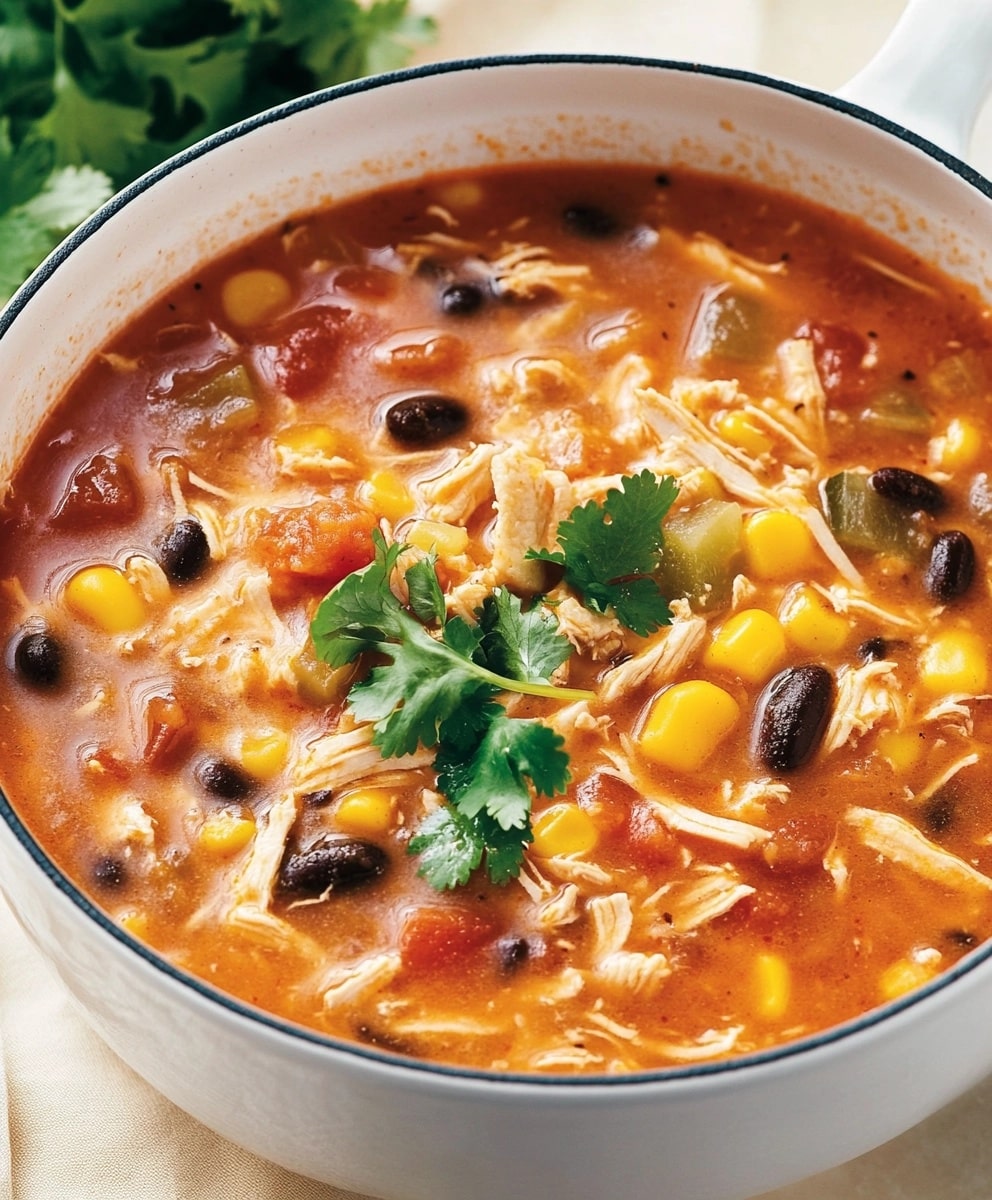 8-can Chicken Taco Soup Recipe - Savory Recipe