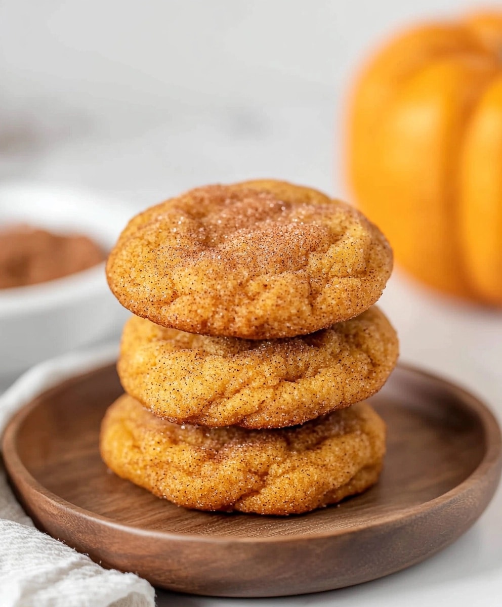 Chewy Pumpkin Snickerdoodle Cookies Recipe - Savory Recipe