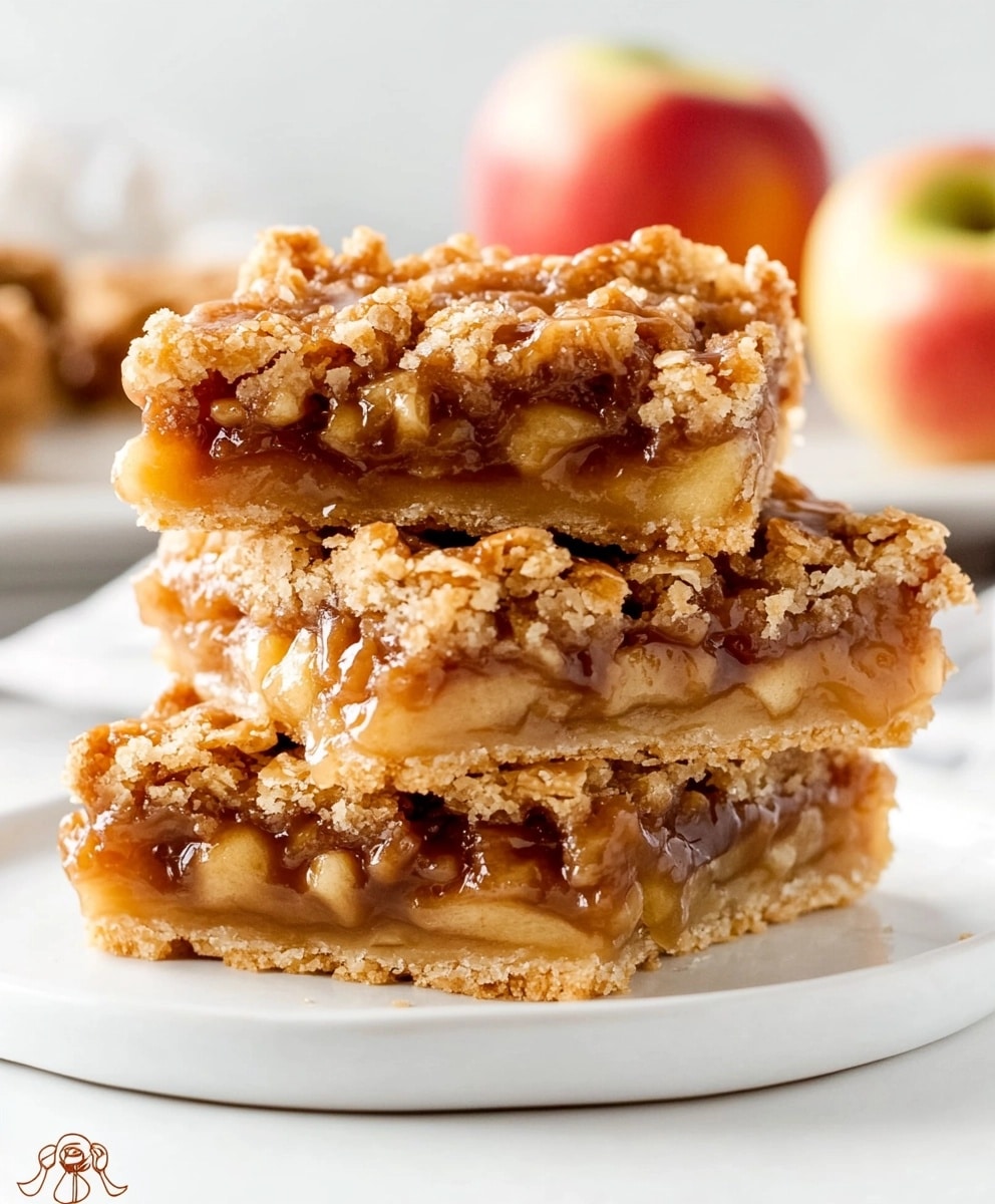 Salted Caramel Apple Pie Bars Recipe - Savory Recipe