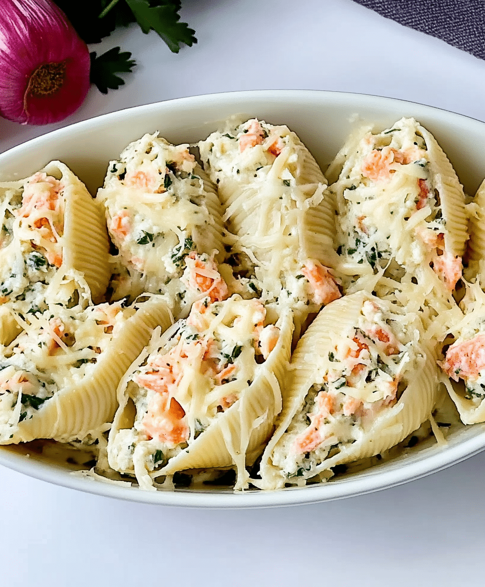 Creamy Seafood Stuffed Shells Recipe - Savory Recipe