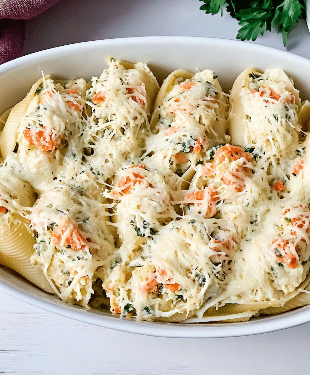 Creamy Seafood Stuffed Shells Recipe - Savory Recipe