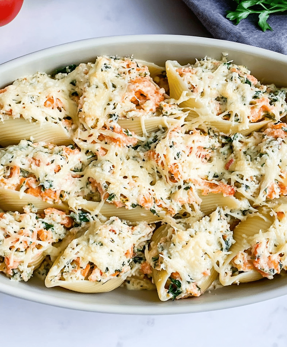 Creamy Seafood Stuffed Shells Recipe - Savory Recipe