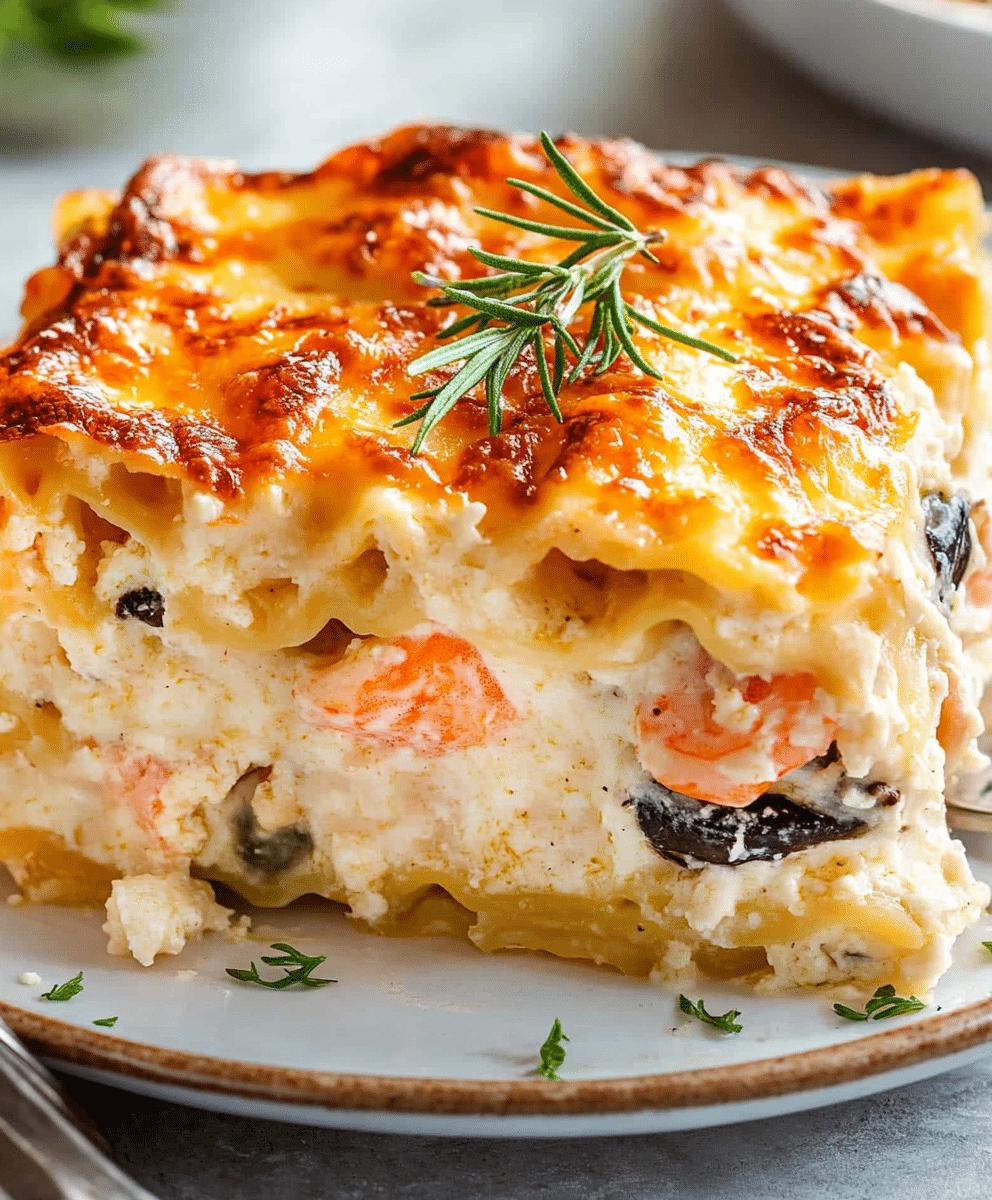 Seafood Lasagna Recipe Savory Recipe
