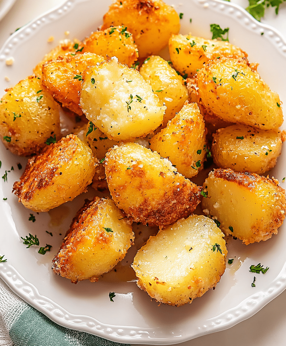 Parmesan Roasted Potatoes Recipe - Savory Recipe