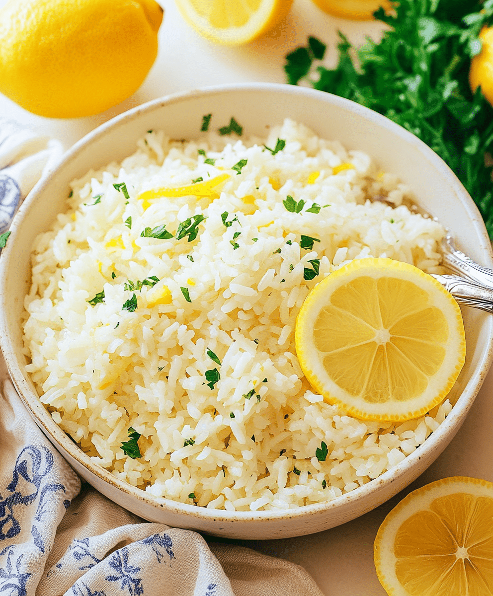 Greek Lemon Rice Recipe - Savory Recipe
