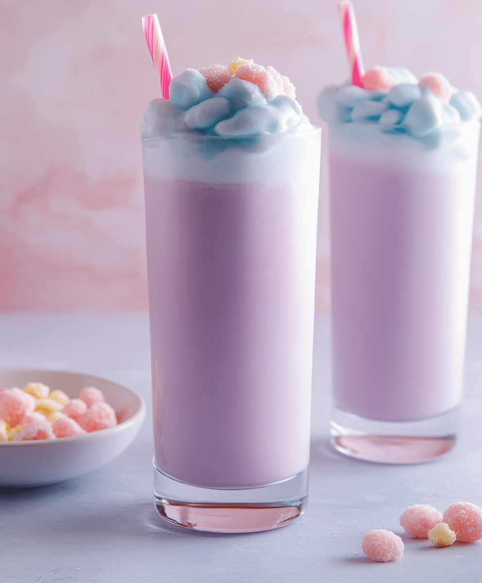 Cotton Candy Milkshake Recipe - Savory Recipe