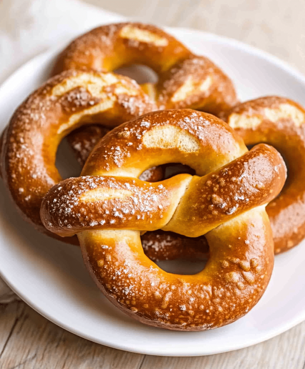 Easy Homemade Soft Pretzels Recipe - Savory Recipe