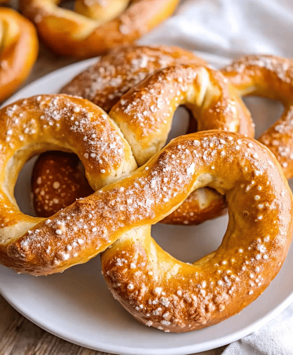 Easy Homemade Soft Pretzels Recipe - Savory Recipe