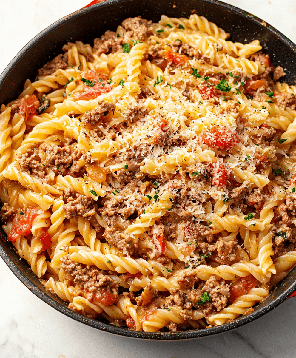 Ground Beef Pasta Recipe - Savory Recipe