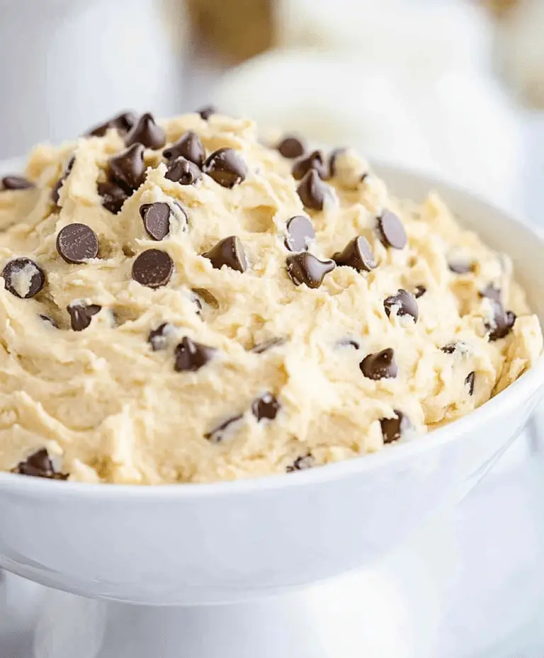 Chocolate Chip Cookie Dough Dip Recipe - Savory Recipe