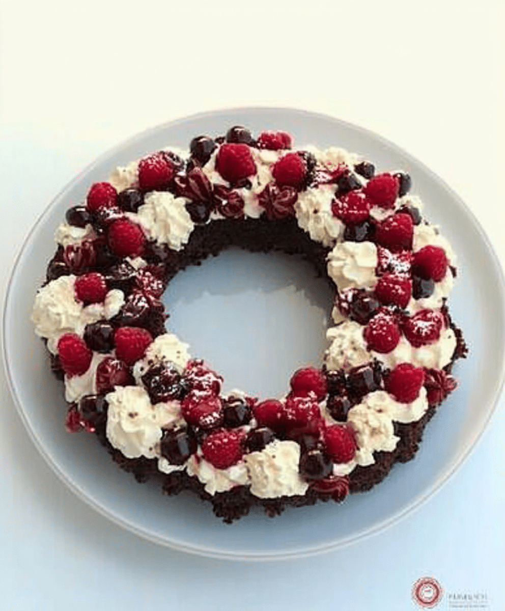 Easy Black Forest Wreath Recipe - Savory Recipe