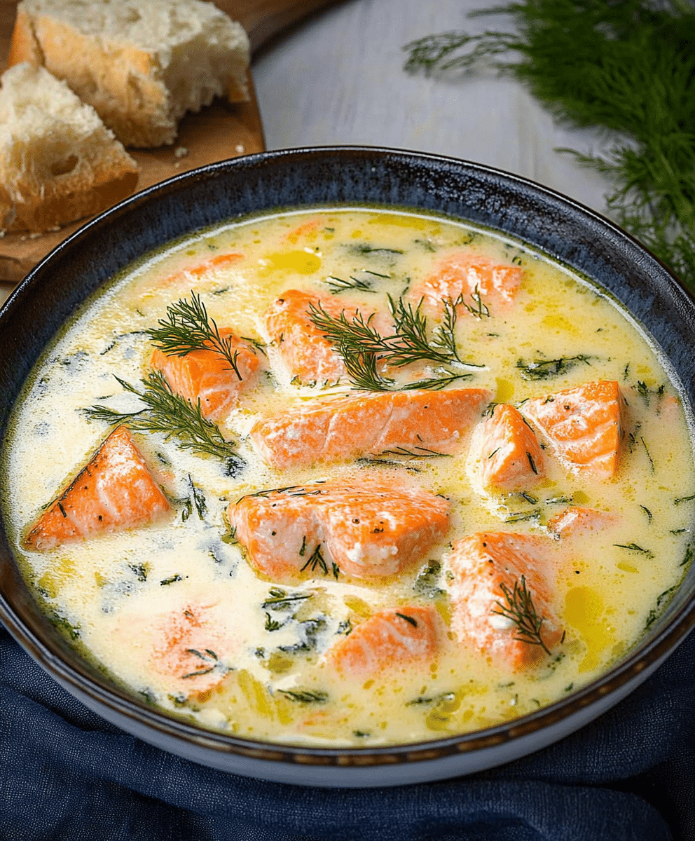 Finnish Salmon Soup (lohikeitto) Recipe - Savory Recipe