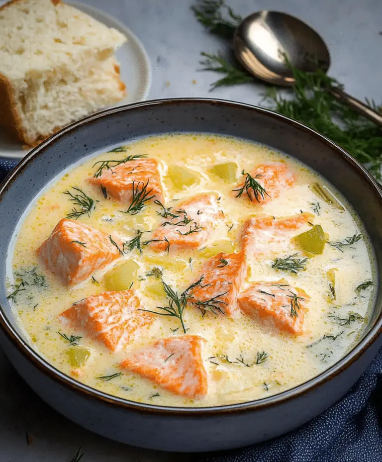 Finnish Salmon Soup (lohikeitto) Recipe - Savory Recipe