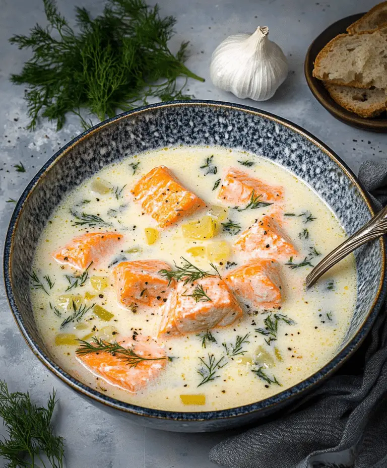 Finnish Salmon Soup (lohikeitto) Recipe - Savory Recipe