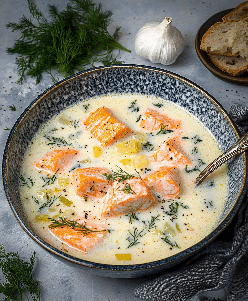 Finnish Salmon Soup (lohikeitto) Recipe - Savory Recipe