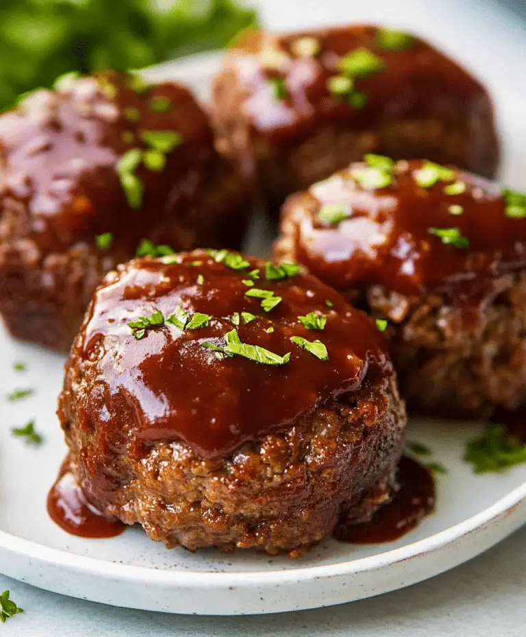 Mini Meatloaf Recipe - Savory Recipe