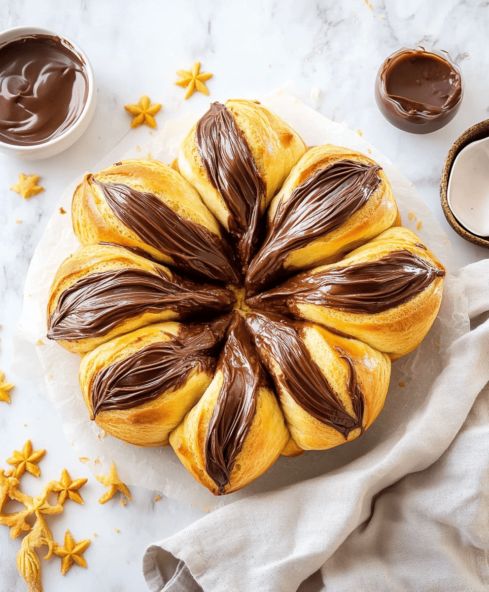 Nutella Star Bread Recipe - Savory Recipe
