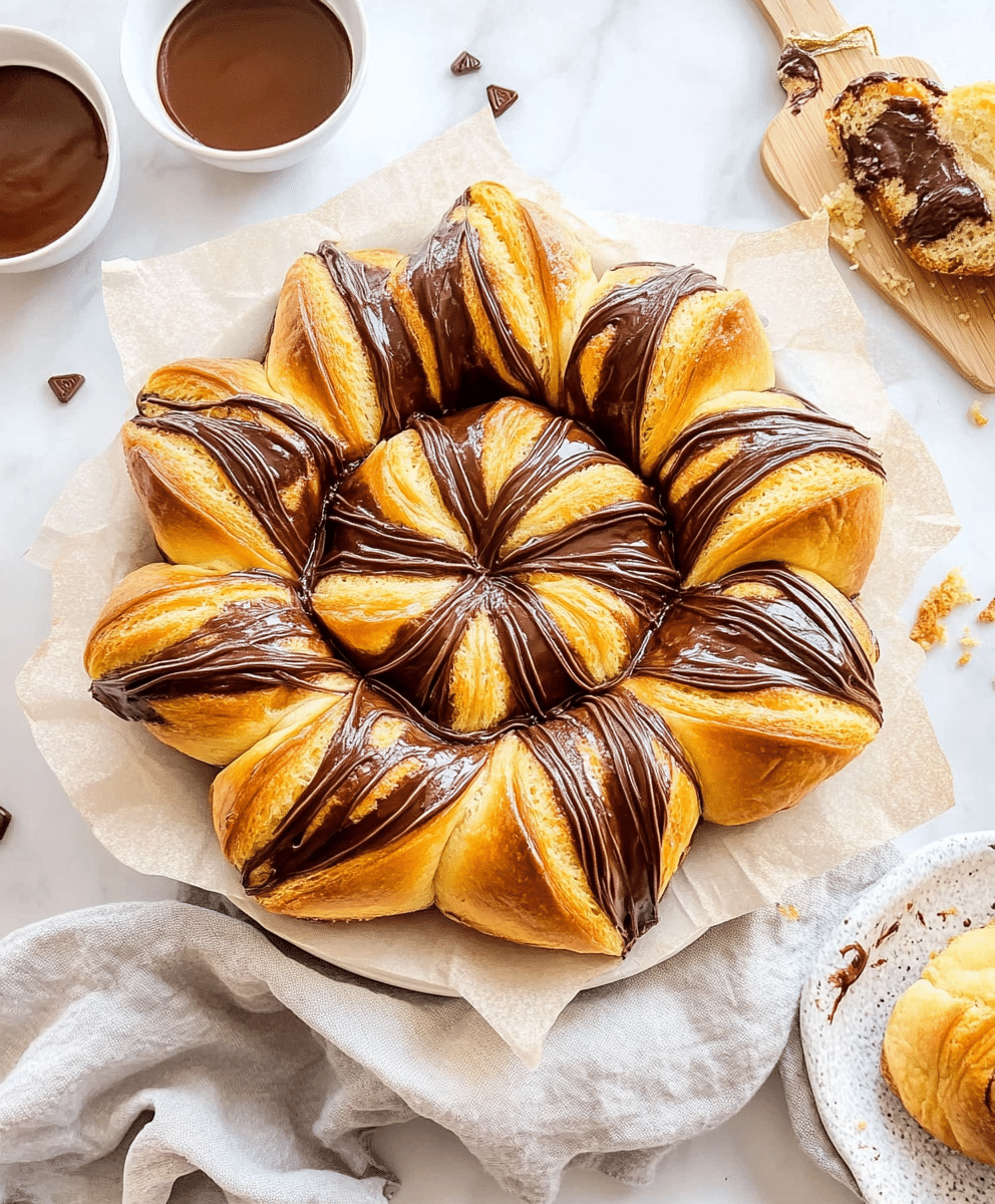 Nutella Star Bread Recipe - Savory Recipe