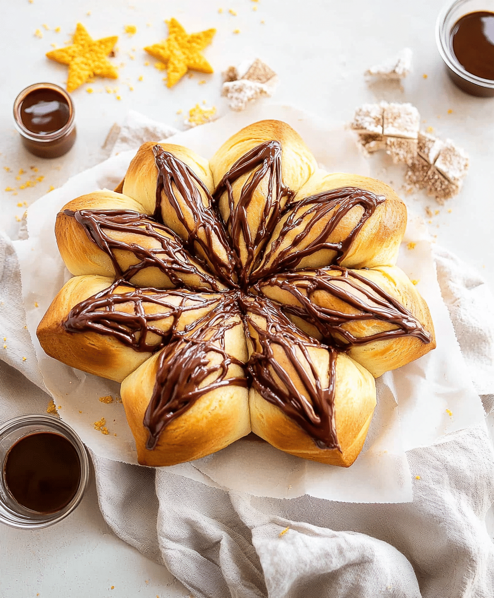Nutella Star Bread Recipe - Savory Recipe