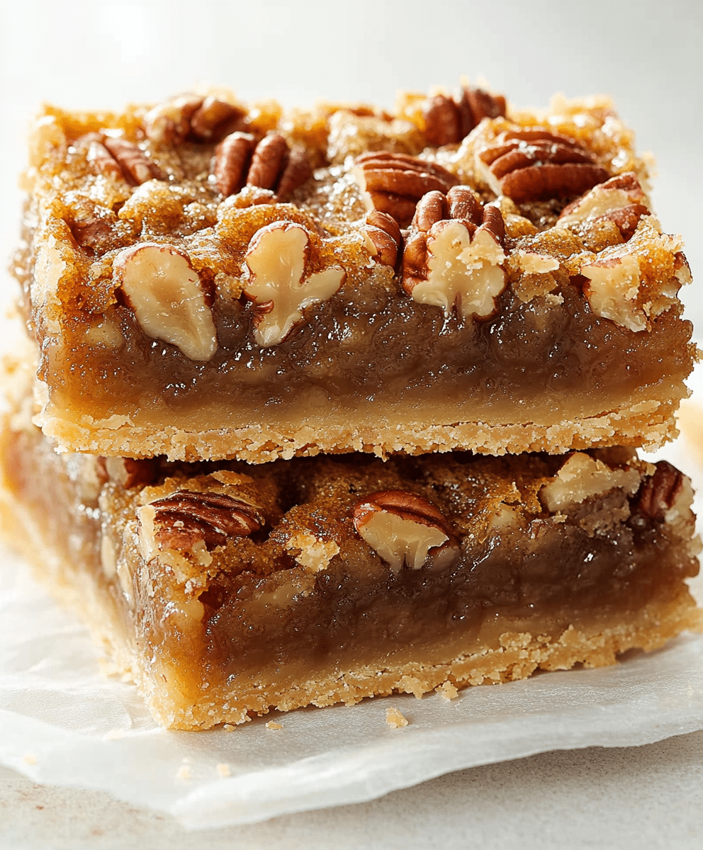 Pecan Pie Bars Recipe - Savory Recipe