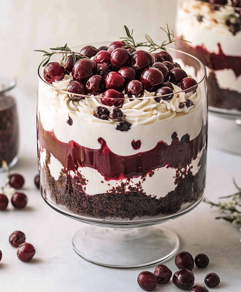Black Forest Trifle Recipe - Savory Recipe
