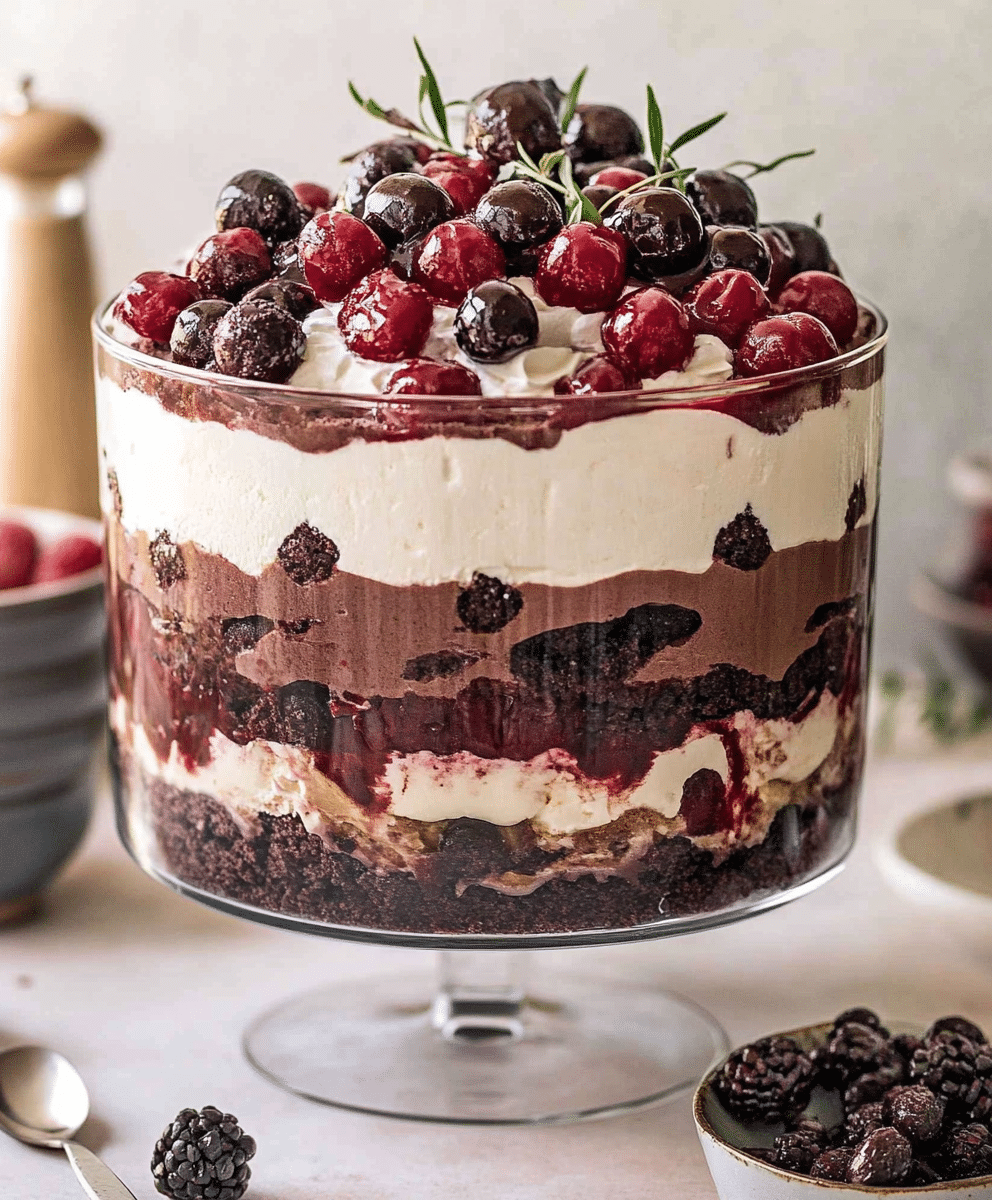 Black Forest Trifle Recipe - Savory Recipe