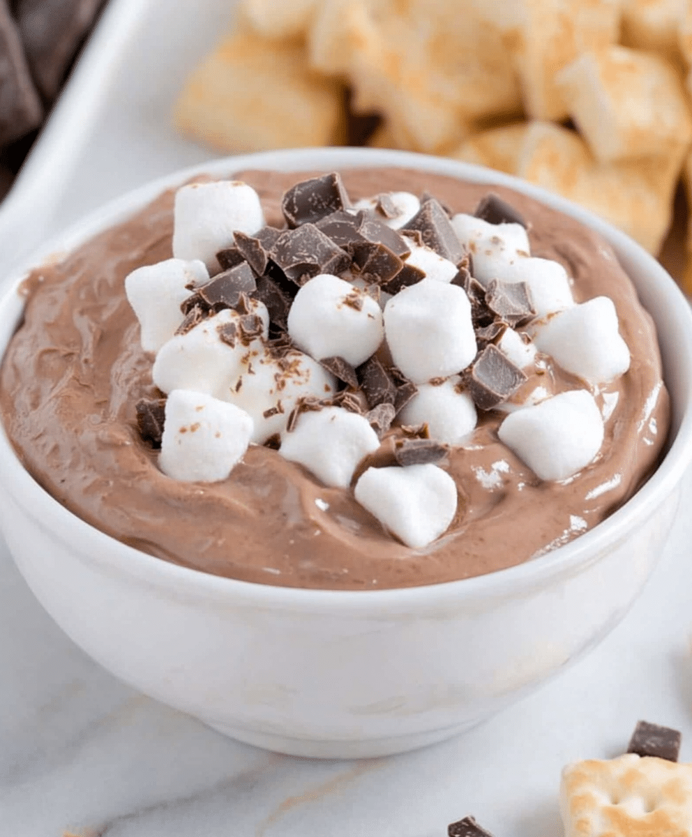 Hot Chocolate Dip Recipe With Marshmallow Fluff Recipe - Savory Recipe