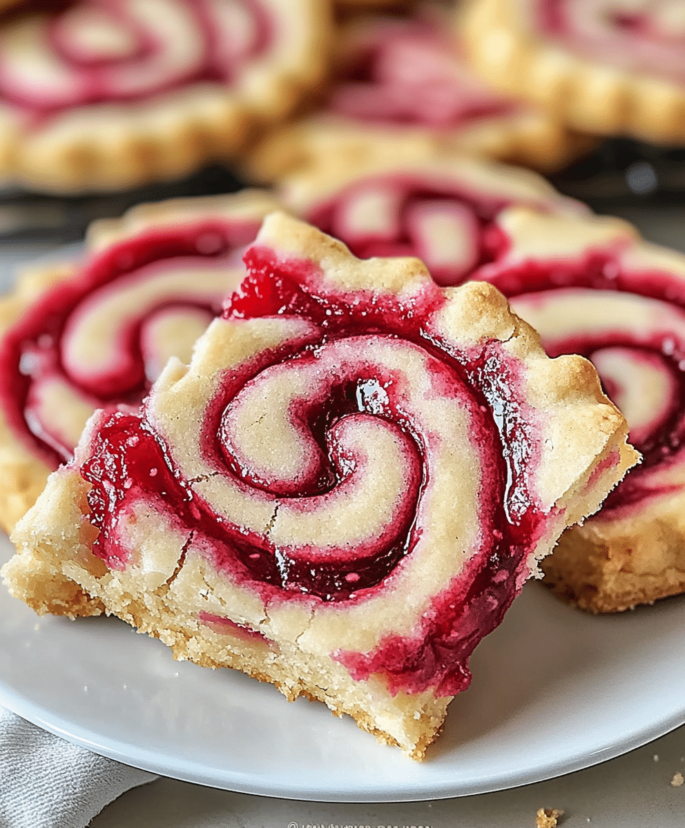 Irresistible Raspberry Swirl Shortbread Recipe - Savory Recipe