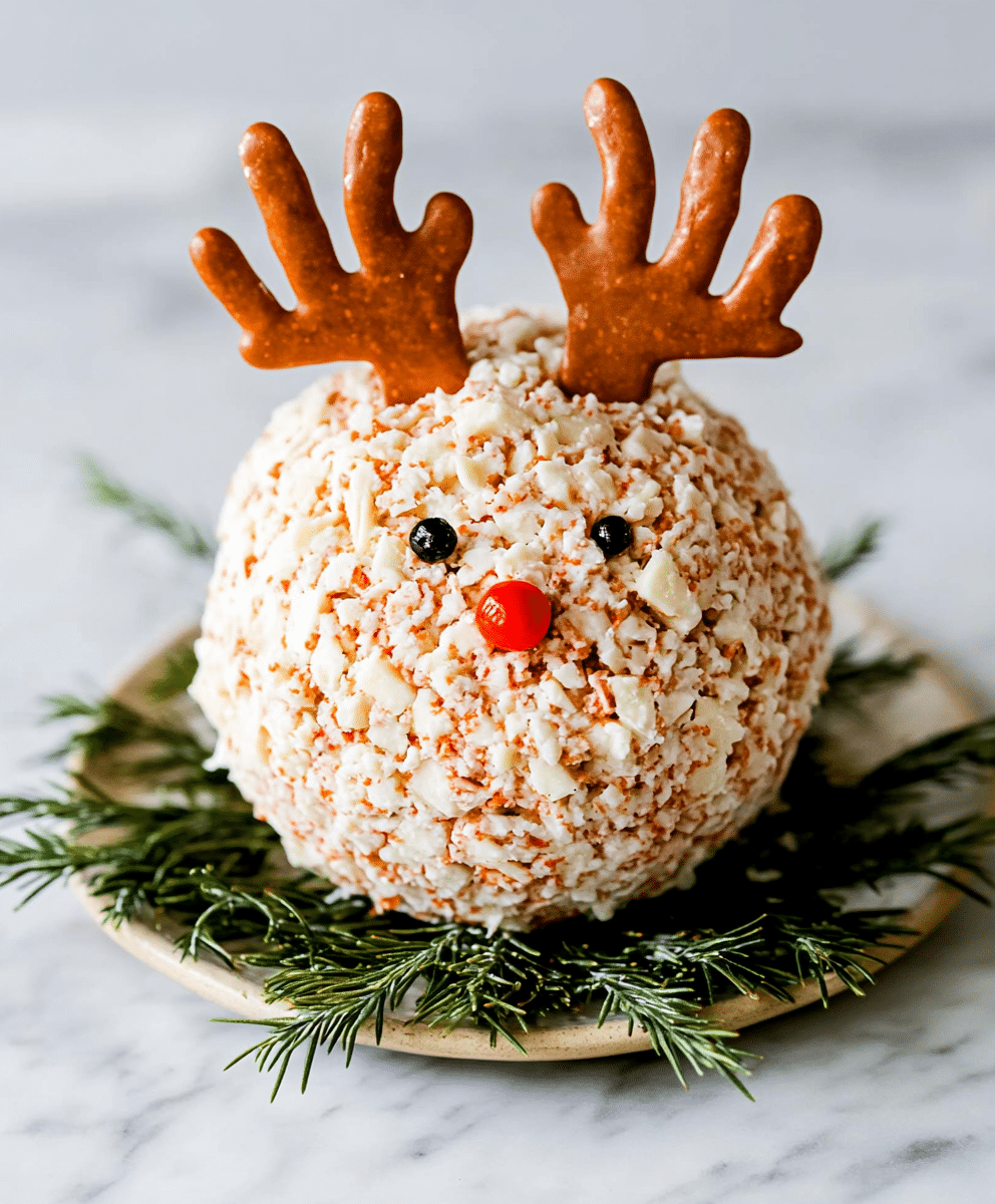 Reindeer Cheese Ball Recipe - Savory Recipe
