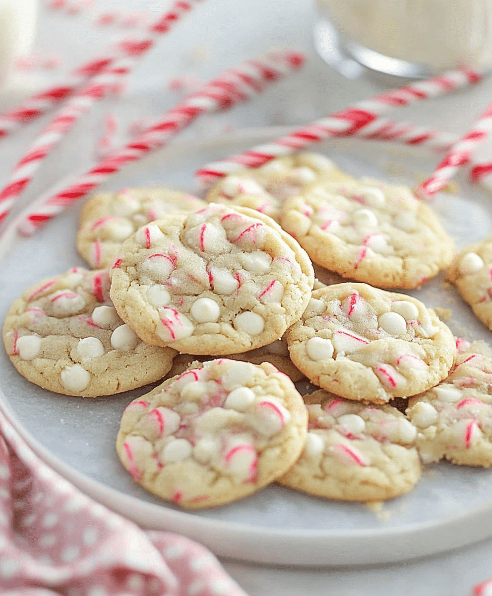 White Chocolate Peppermint Cookies Recipe - Savory Recipe