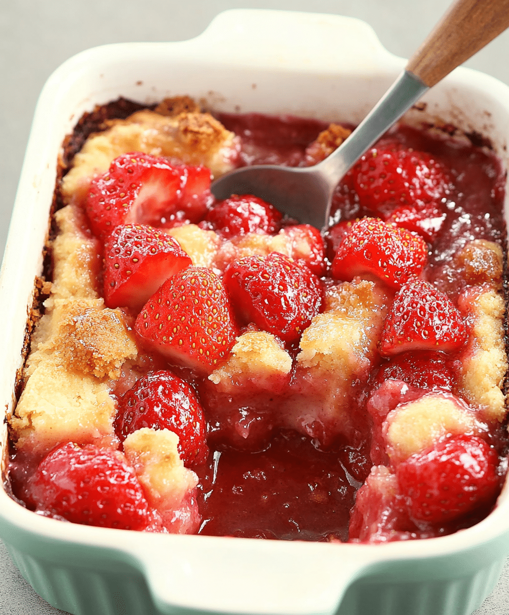 Easy Strawberry Cobbler Recipe - Savory Recipe