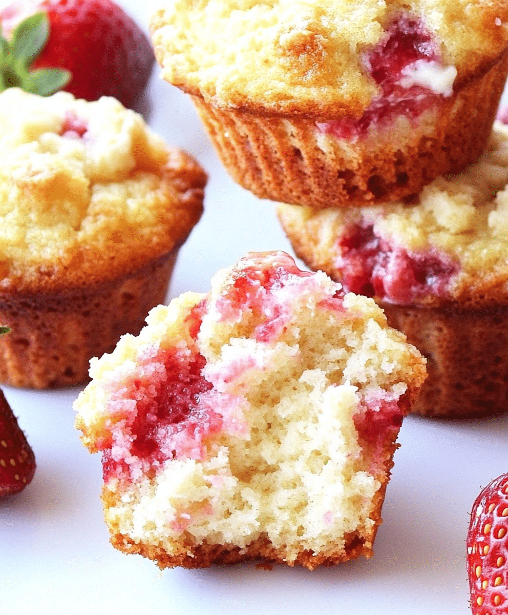 Strawberry Cream Cheese Muffins Recipe - Savory Recipe