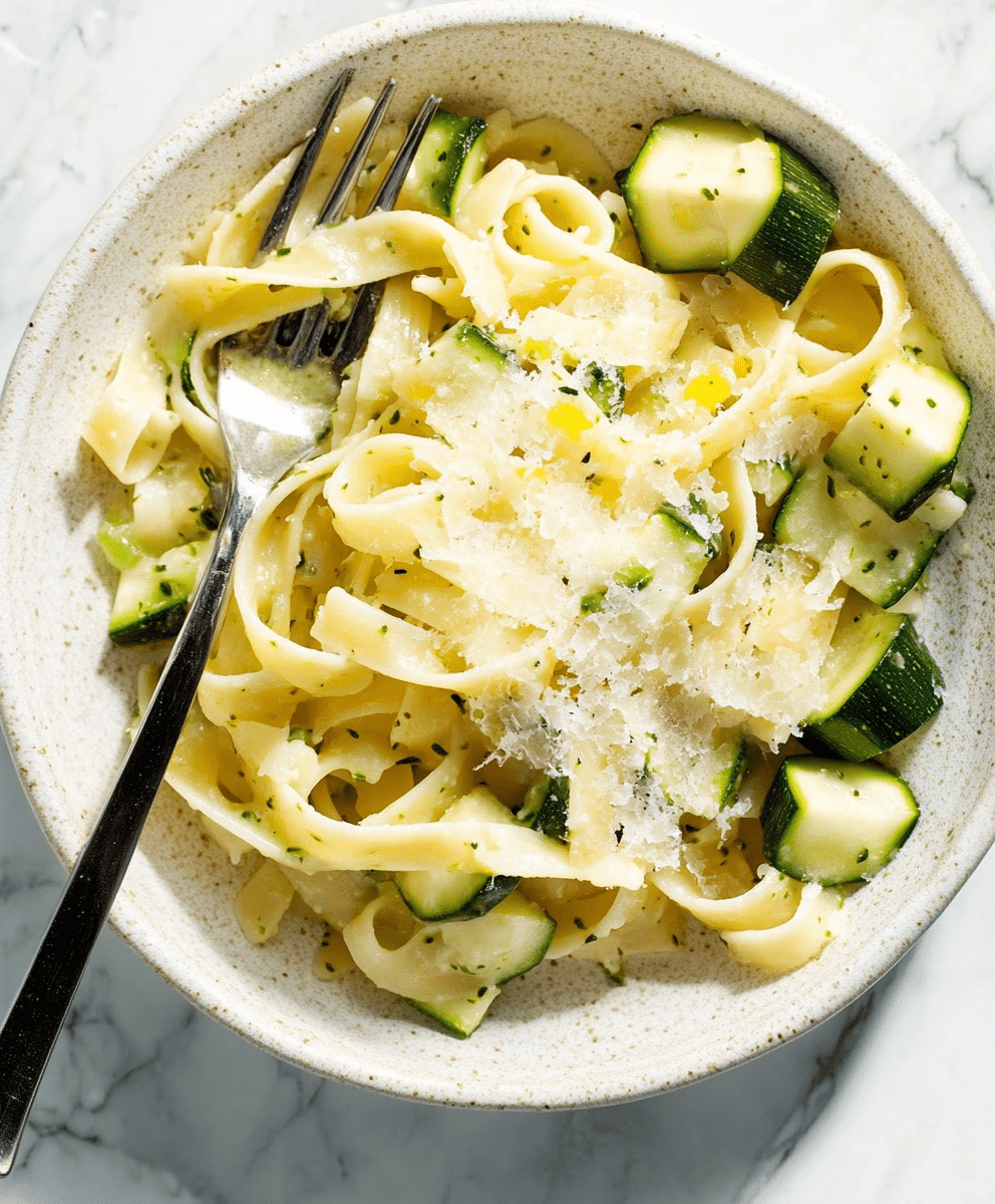 Simple Fresh Zucchini Pasta Sauce Recipe - Savory Recipe