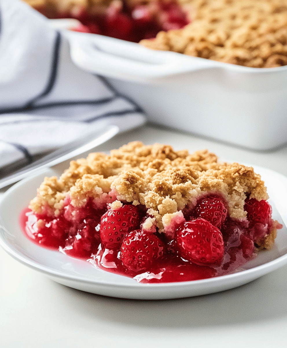 Strawberry Crumble Recipe - Savory Recipe