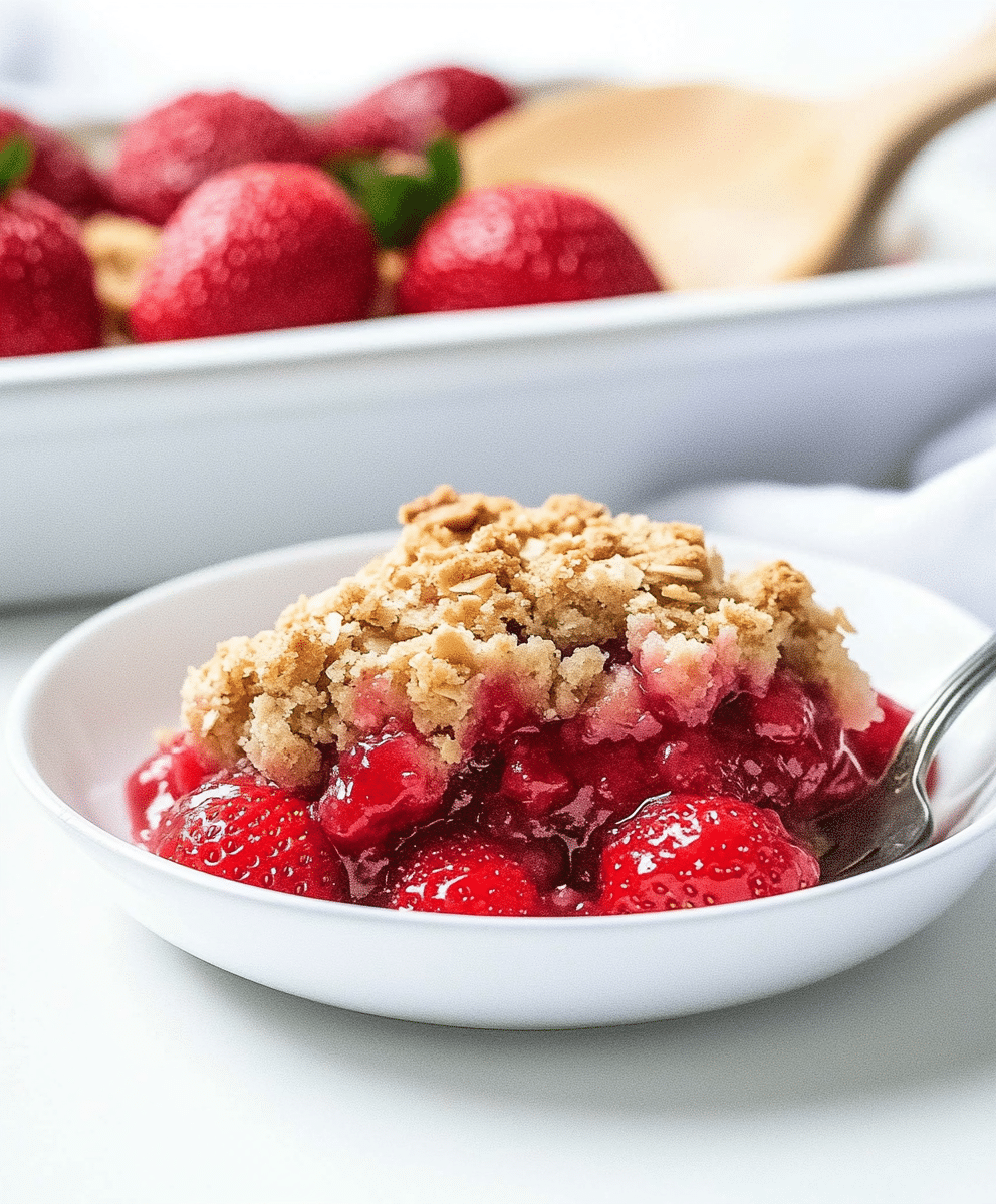 Strawberry Crumble Recipe - Savory Recipe
