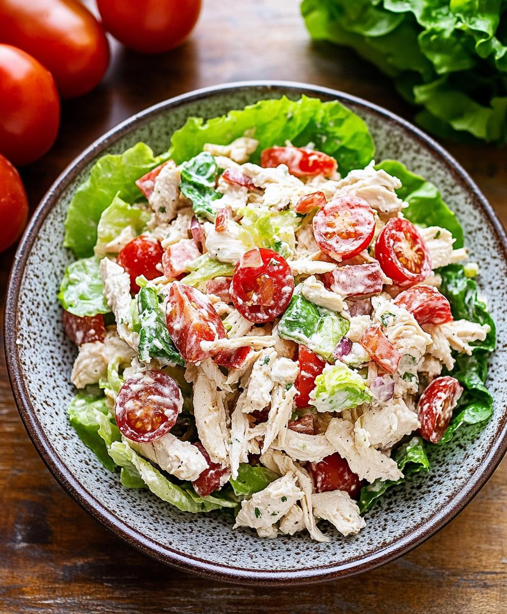 Shredded Blt Chicken Salad Recipe - Savory Recipe