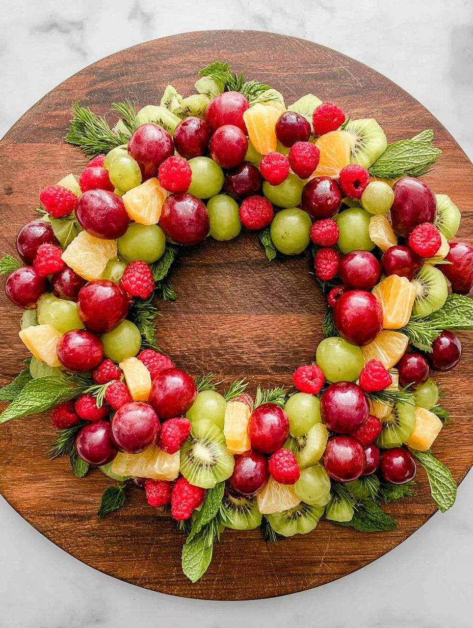 Christmas Fruit Wreath Recipe