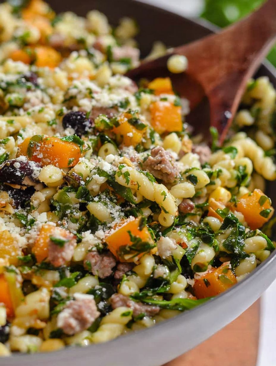 Cozy Fall Harvest Pasta Salad Recipe for Thanksgiving Gatherings ...