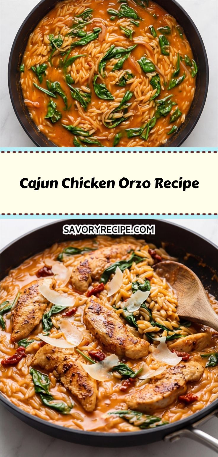 Cajun Chicken Orzo Recipe